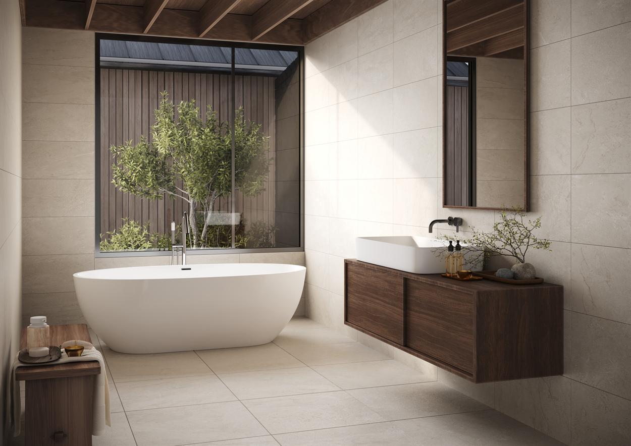 Pro Fluid Light Beige 598x598 mm │ Colour Ceramica A/S