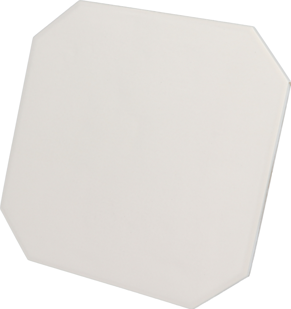Octagon Hvid Mat 20x20 cm │ Colour Ceramica A/S