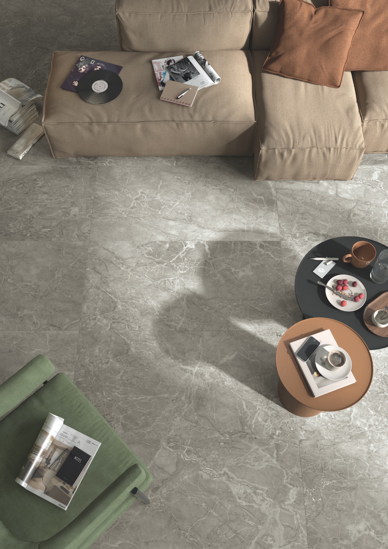 The Room Gris Breche Dumas 60x120 cm (RM - Mat) │ Colour Ceramica A/S